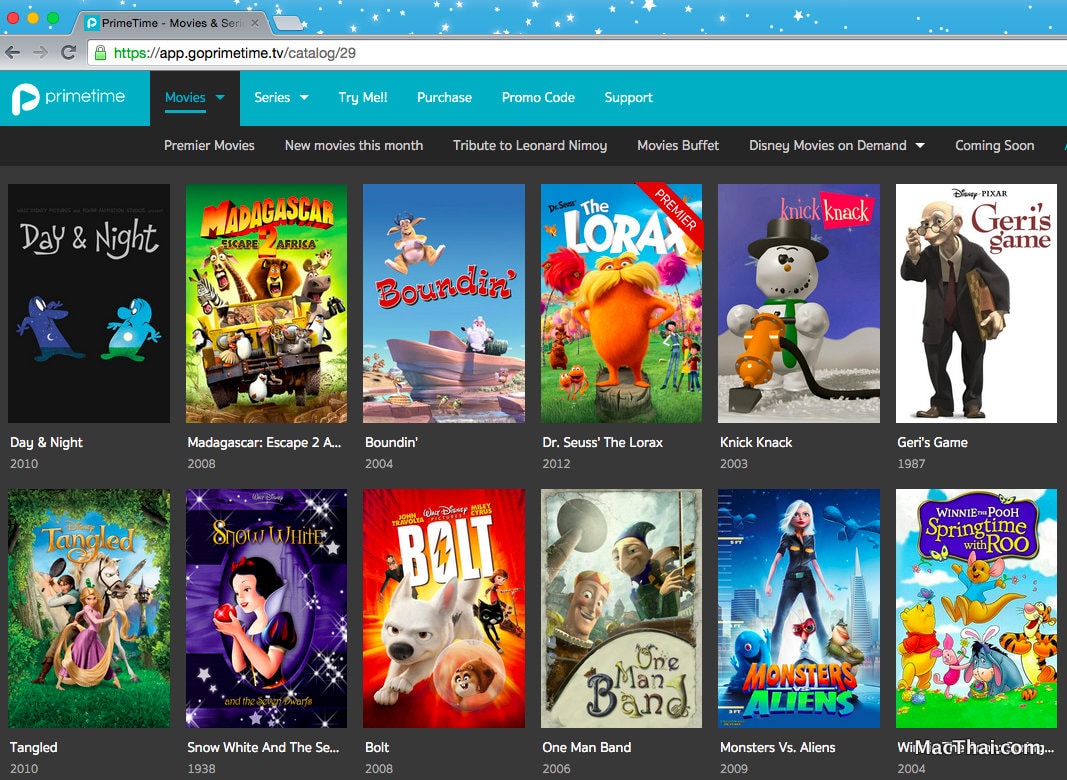 รีวิว: PrimeTime บริการดูหนังแบบไม่อั้น คุณภาพระดับ HD มีหนังใหม่เพียบ