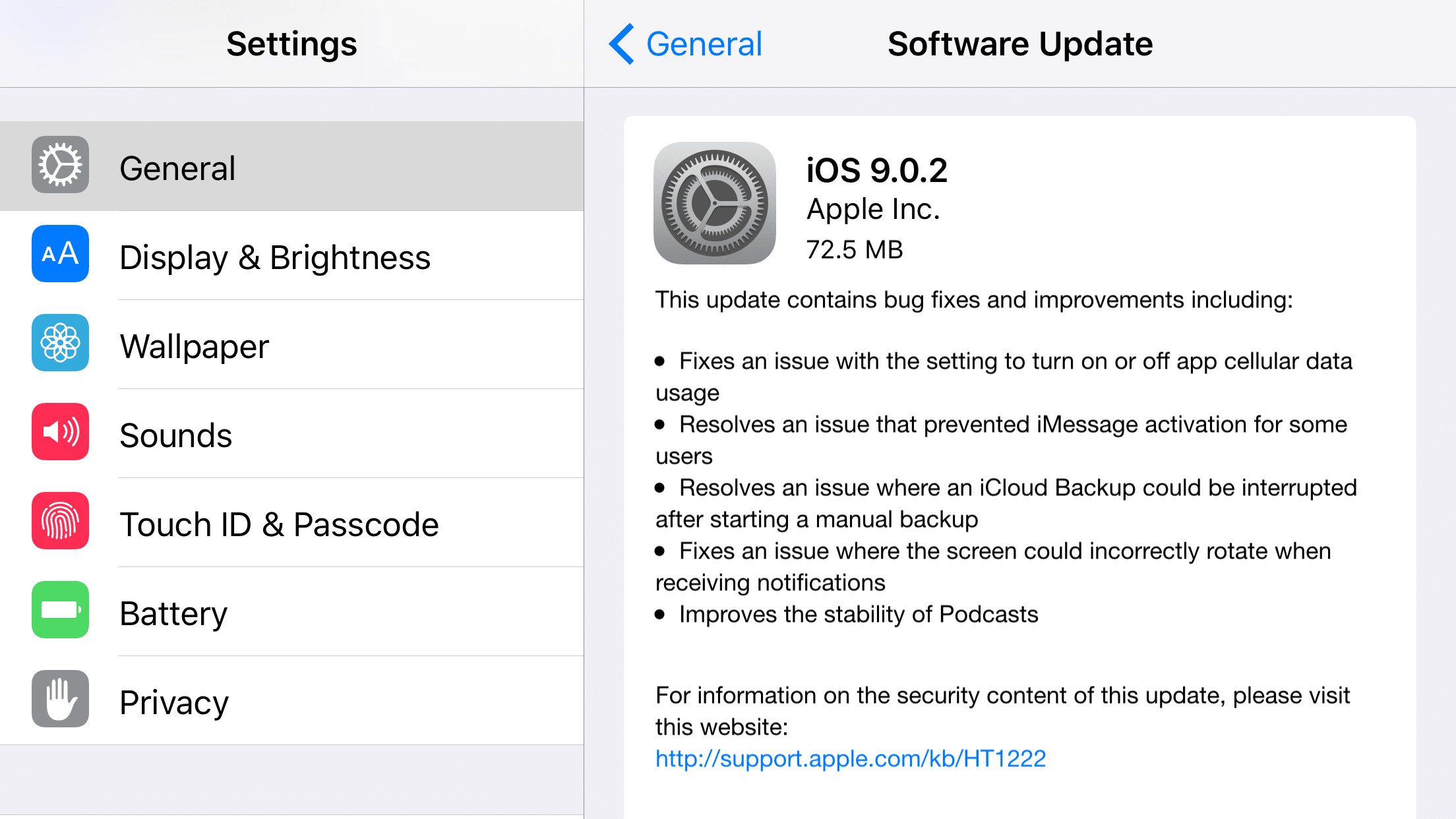 รวมช่องทางโหลด iOS 9.0.2 แบบไฟล์ (IPSW) สำหรับ iPhone, iPad และ iPod Touch