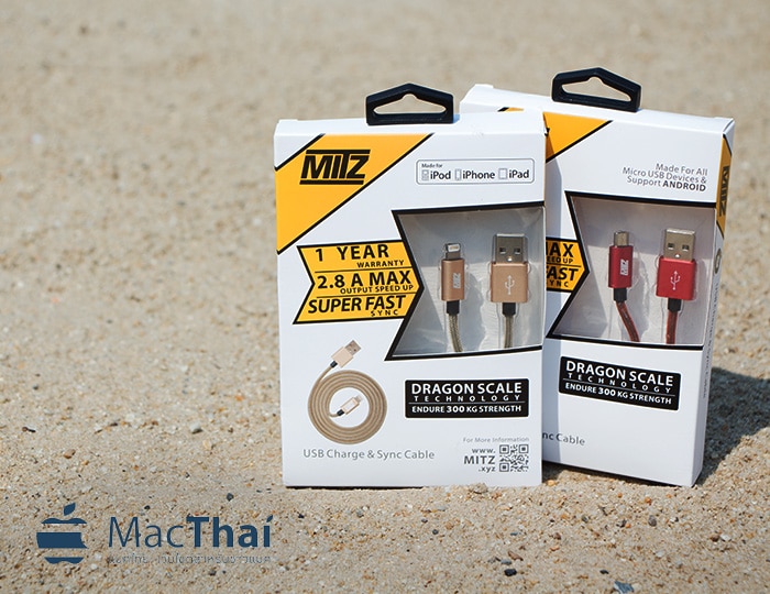 รีวิว: Mitz สายชาร์จมือถือ iPhone, Android สุดทนระดับ Premium