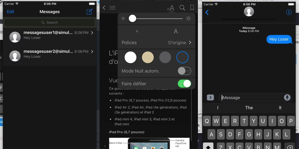 หลุด !! Dark Mode บน iOS 10 คาดอาจจะมาใน Beta เวอร์ชันถัดไป