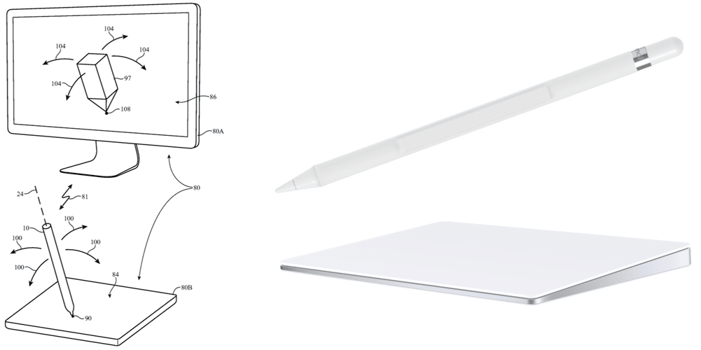 Apple จดสิทธิบัตรใหม่ Apple Pencil สามารถวาดรูปบน Trackpad ของ Mac ได้