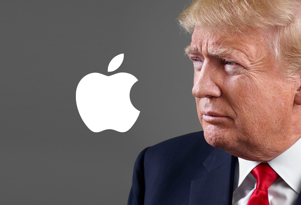 ย้อนรอย 4 เรื่องราวสุดดราม่าระหว่าง Apple กับ Donald Trump