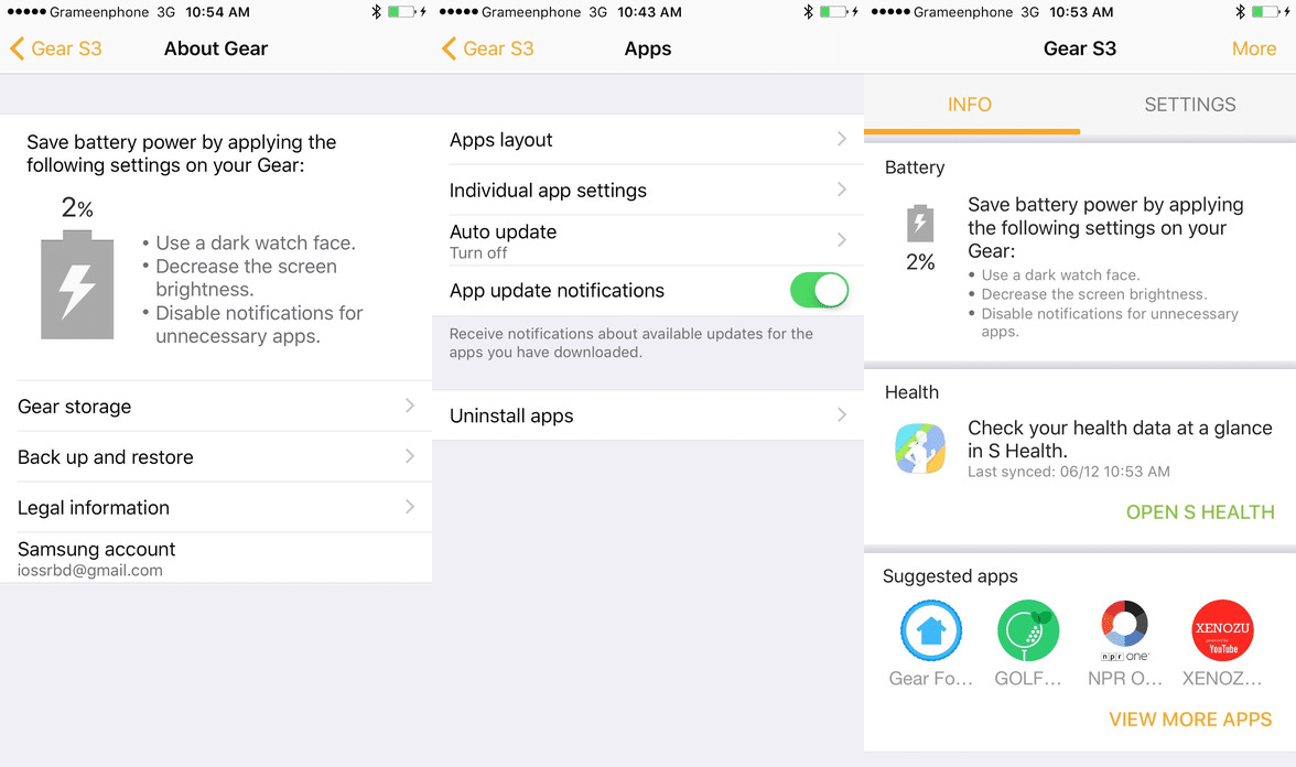 ซัมซุงปล่อยแอพ "Samsung Gear S" เพื่อให้ Gear S2 และ S3 ใช้งานร่วมกับ ...