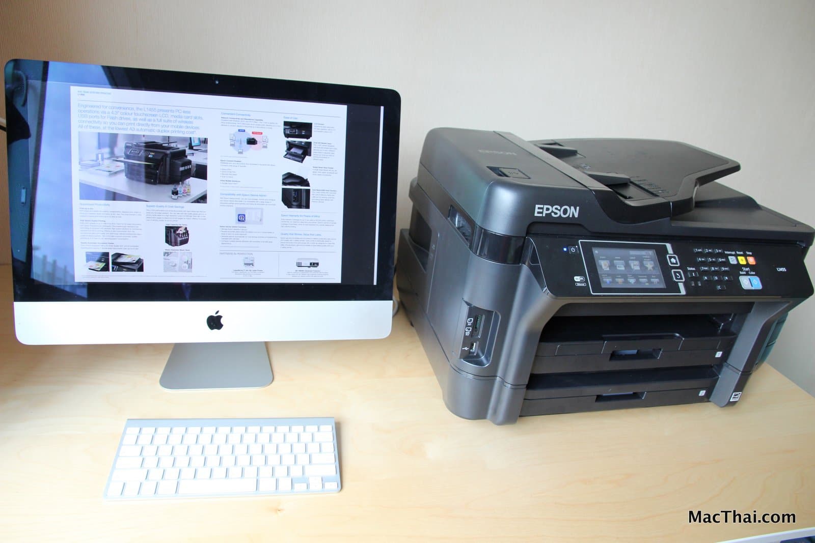 รีวิว Epson L1455 พรินเตอร์ระบบแท็งค์ ฟีเจอร์ครอบจักรวาล พิมพ์ A3 ได้