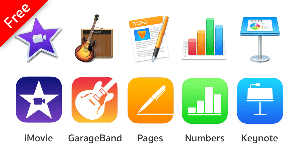 Apple ปล่อยแอพ iMovie, GarageBand และ iWork บน Mac และ iOS ฟรีแบบไม่มี ...