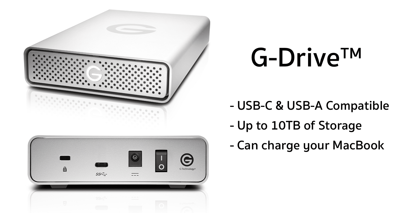 Western Digital เปิดตัว USB-C G-Drive ความจุสูงสุด 10TB, ชาร์จ MacBook ...