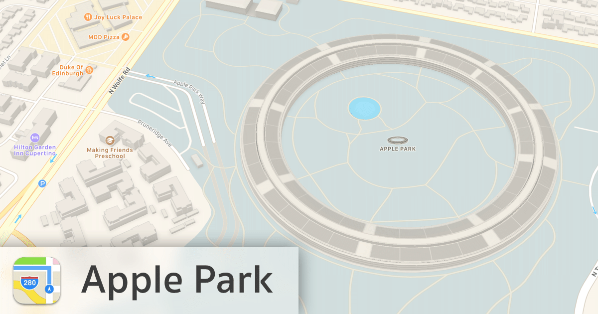 Apple Maps อัพเดทอาคารใน Apple Park เป็นภาพ 3 มิติแล้ว