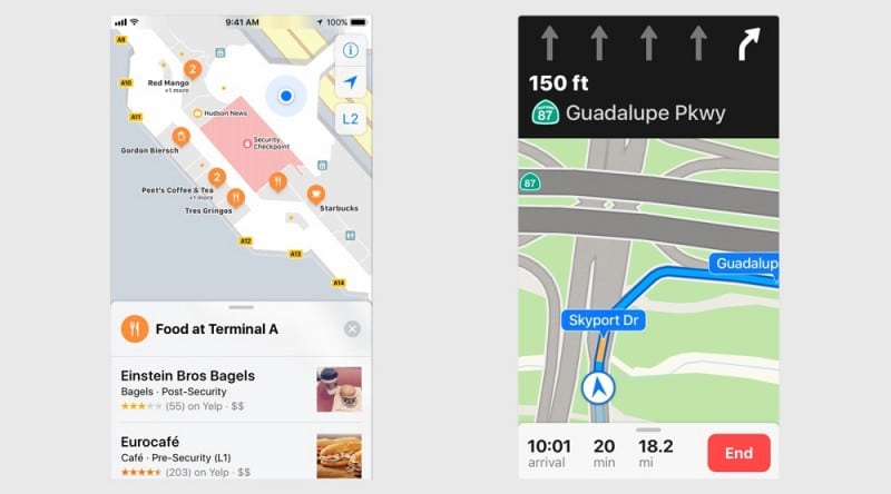Apple เปิดตัว Maps ใหม่ พร้อมระบบแผนที่ในอาคาร, นำทางตามช่องจราจร