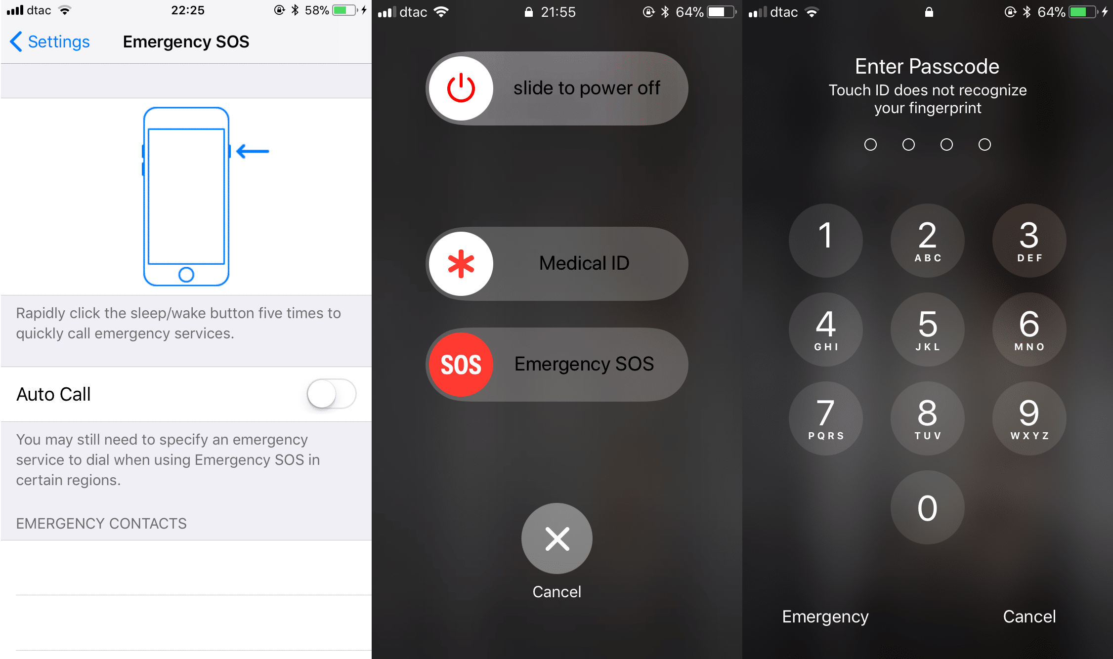 พบฟีเจอร์บน iOS 11 ใหม่ สามารถเข้าโหมด Emergency SOS ได้เพียงแค่กดปุ่ม ...