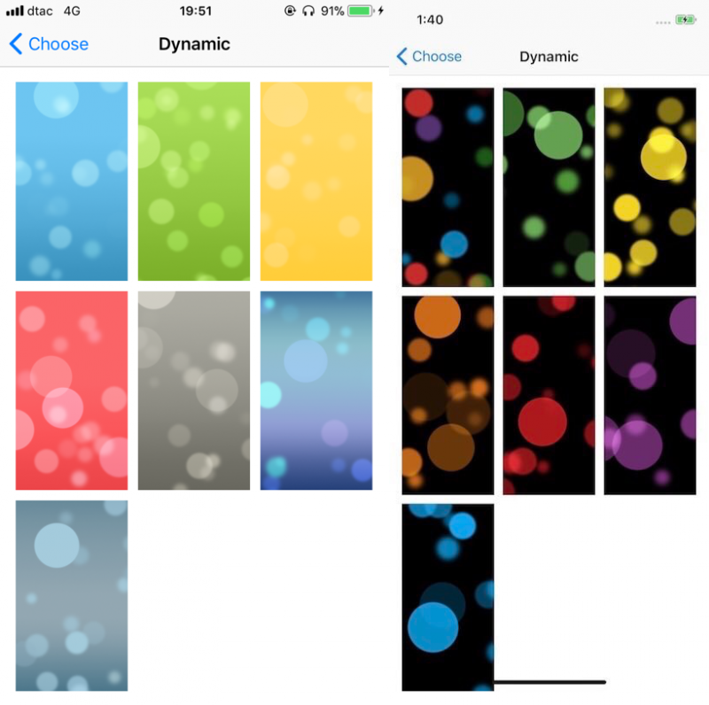 หลุดภาพ Dynamic Wallpaper ชุดใหม่สำหรับ iPhone X โดยเฉพาะ