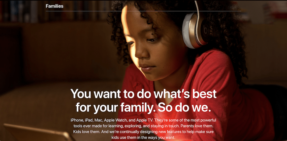 Apple เปิดหน้าเว็บใหม่ Families เน้นโชว์ฟีเจอร์เกี่ยวกับการใช้งาน ...