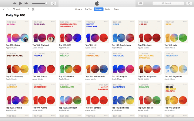 Apple จัดสุดยอดเพลงฮิต TOP 100 ทุกประเทศทั่วโลก สำหรับสมาชิก Apple ...