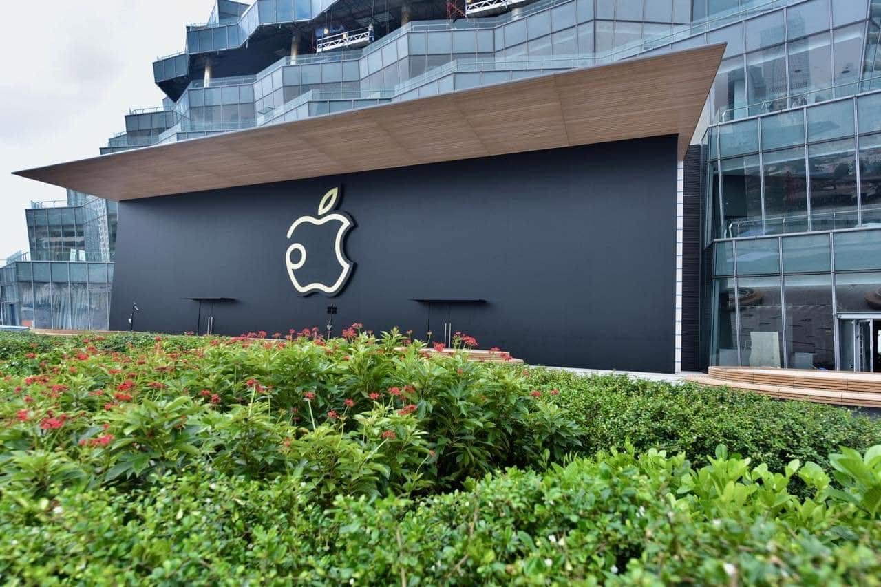 [ชมภาพ] ร้าน Apple Store สาขา Iconsiam ติดป้ายสวยงาม พร้อมเปิด 10 พ.ย. ...