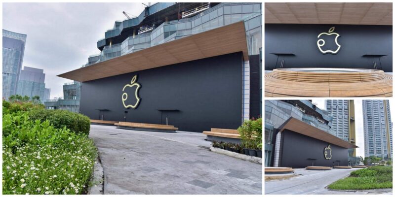[ชมภาพ] ร้าน Apple Store สาขา Iconsiam ติดป้ายสวยงาม พร้อมเปิด 10 พ.ย. ...