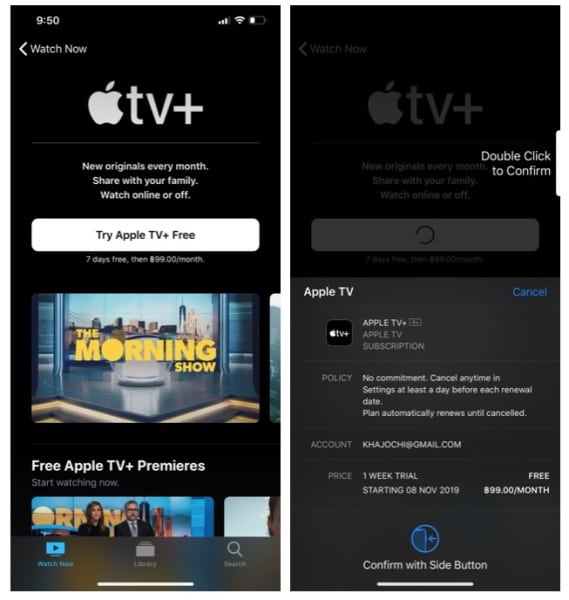 วิธีแก้ปัญหาสมัคร Apple TV+ แต่ไม่ขึ้นโปรโมชั่นให้ใช้ฟรี 1 ปี