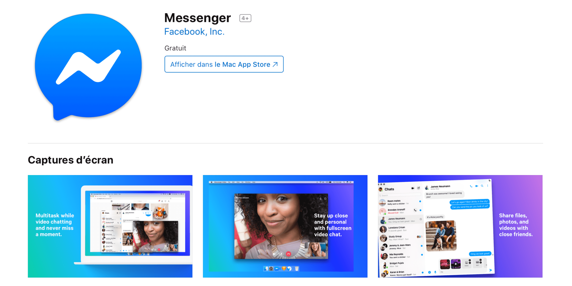 Facebook เริ่มปล่อยแอป Messenger สำหรับ macOS ใน App Store บางประเทศแล้ว!!