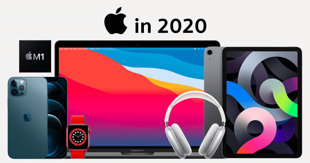 ส่งท้ายปีเก่า รวมอุปกรณ์ของ Apple ในปี 2020: Mac ชิป M1, iPhone 12 5G ...