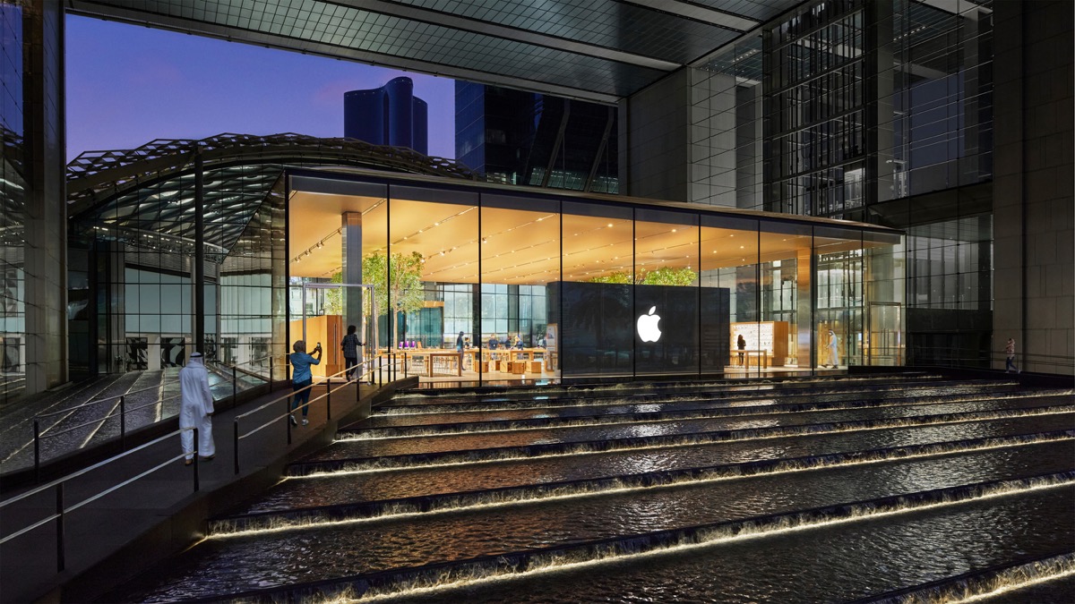 เปิดตัว Apple Store สาขาใหม่ที่เมืองอาบูดาบี เผยดีไซน์สุดหรู บันไดน้ำตก ...