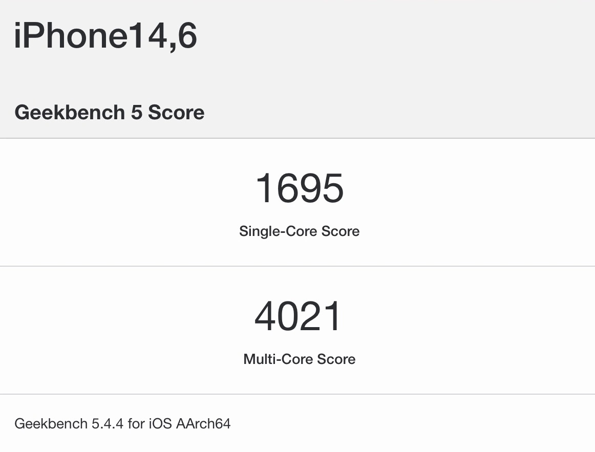 คะแนน Benchmark เผย iPhone SE รุ่นใหม่ในราคา 15,900 บาท เร็วแรง ...