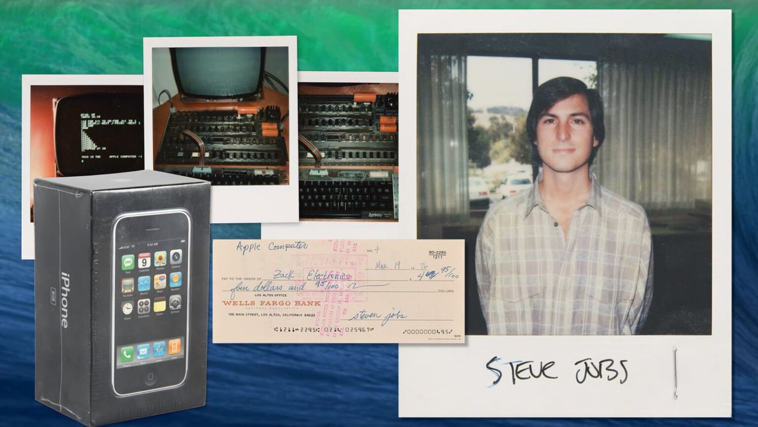 รวมของที่งานประมูล "Steve Jobs and the Apple Revolution" มีทั้ง Apple-1 ...